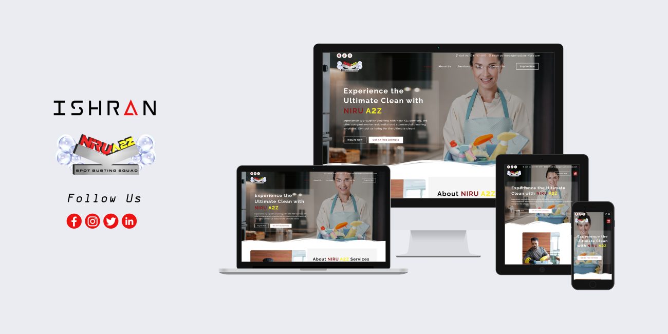 NIRU A2Z Cleaning Service – Digiwall Solutions